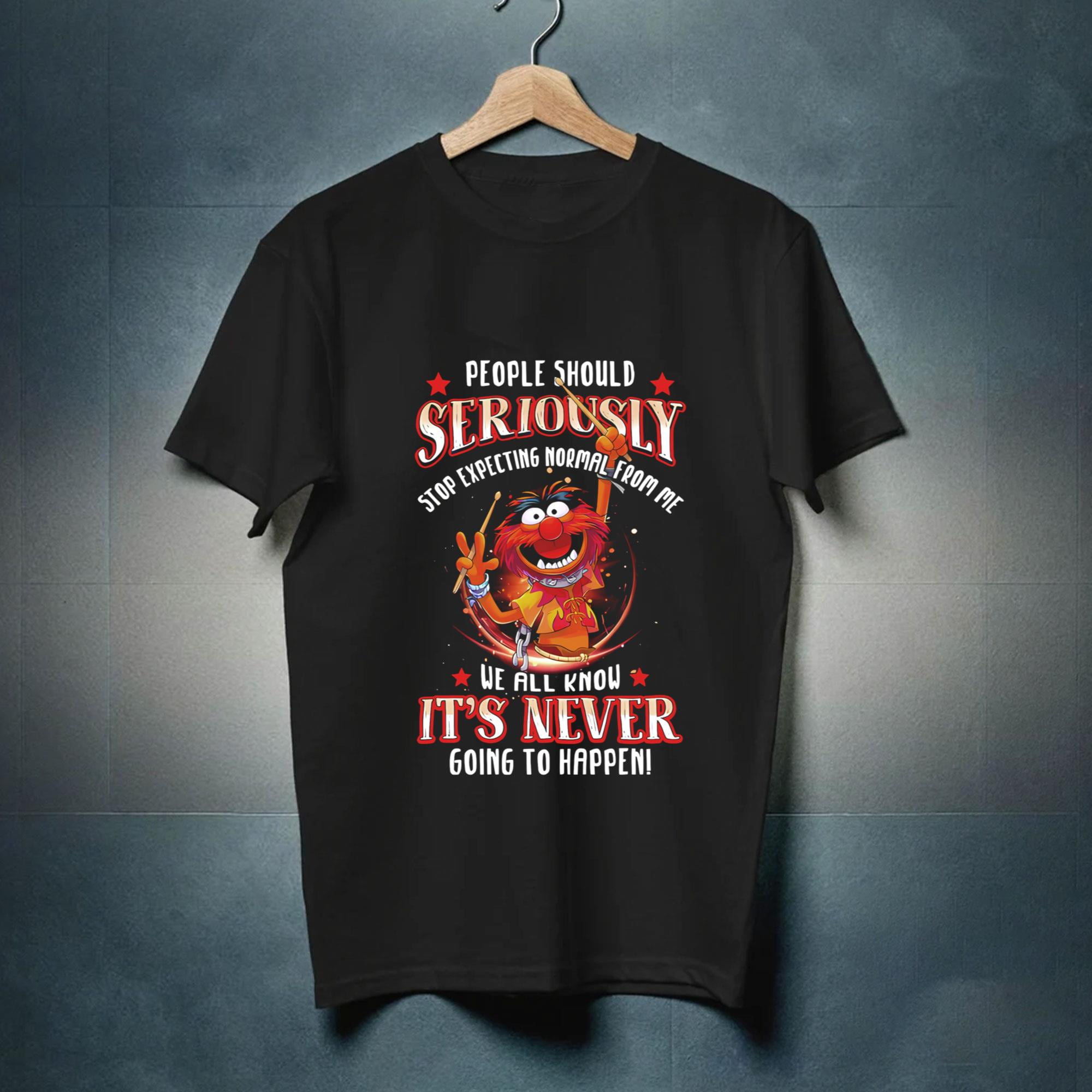 Limited edition seriously--Muppet Animal- shirt-TH39482 - Walmart.com
