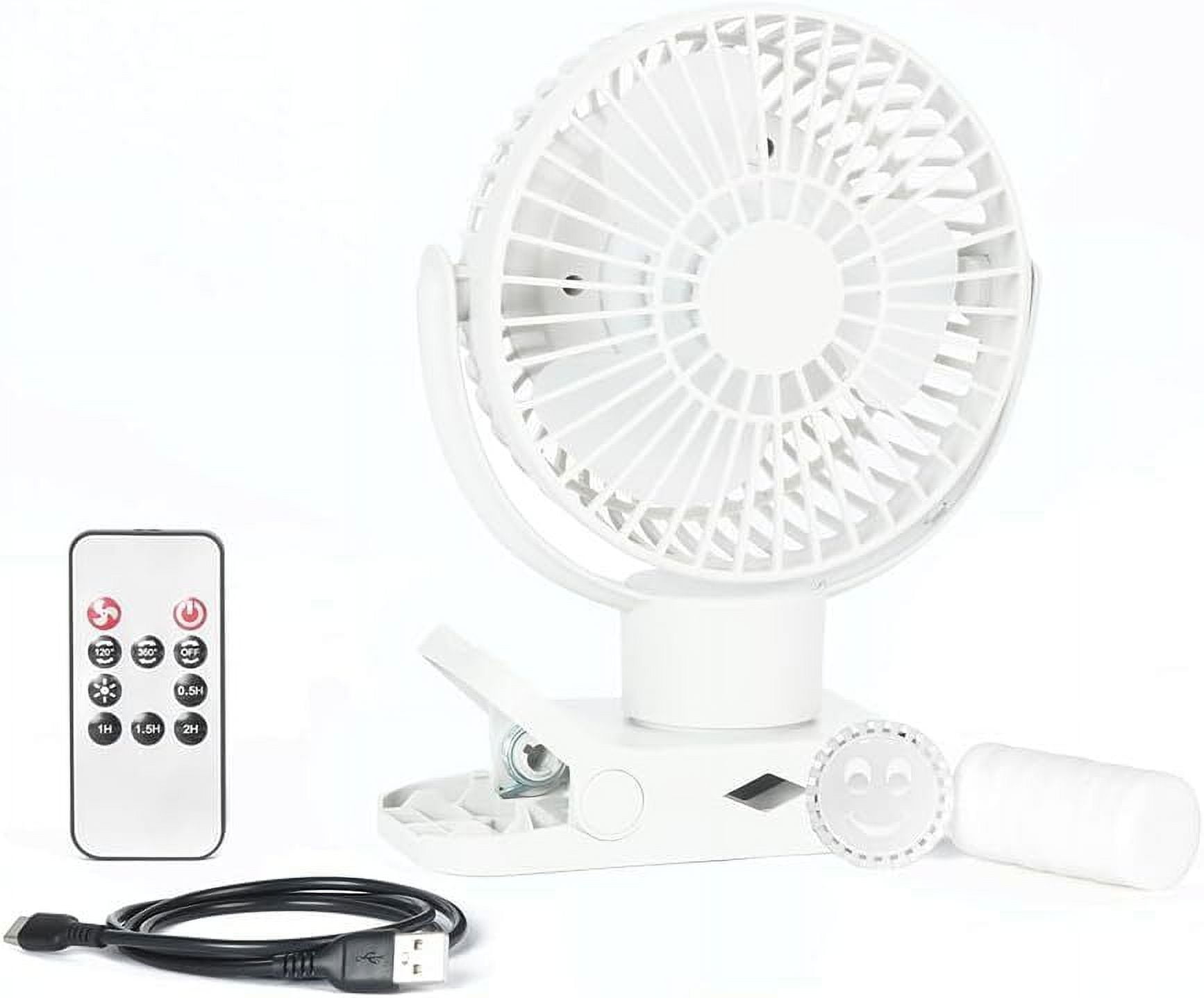 Limitless Breezie Portable Fan with LED Light & 8,000mAh Power Bank ...