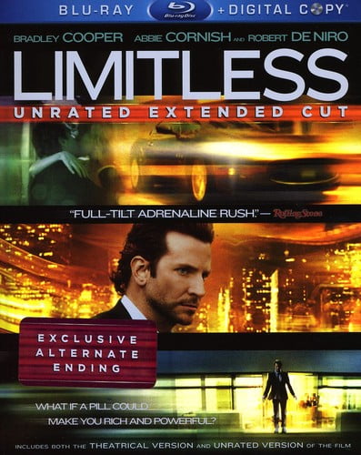 Limitless (Unrated Extended Edition) (Unrated) (Blu-ray + Digital Copy ...