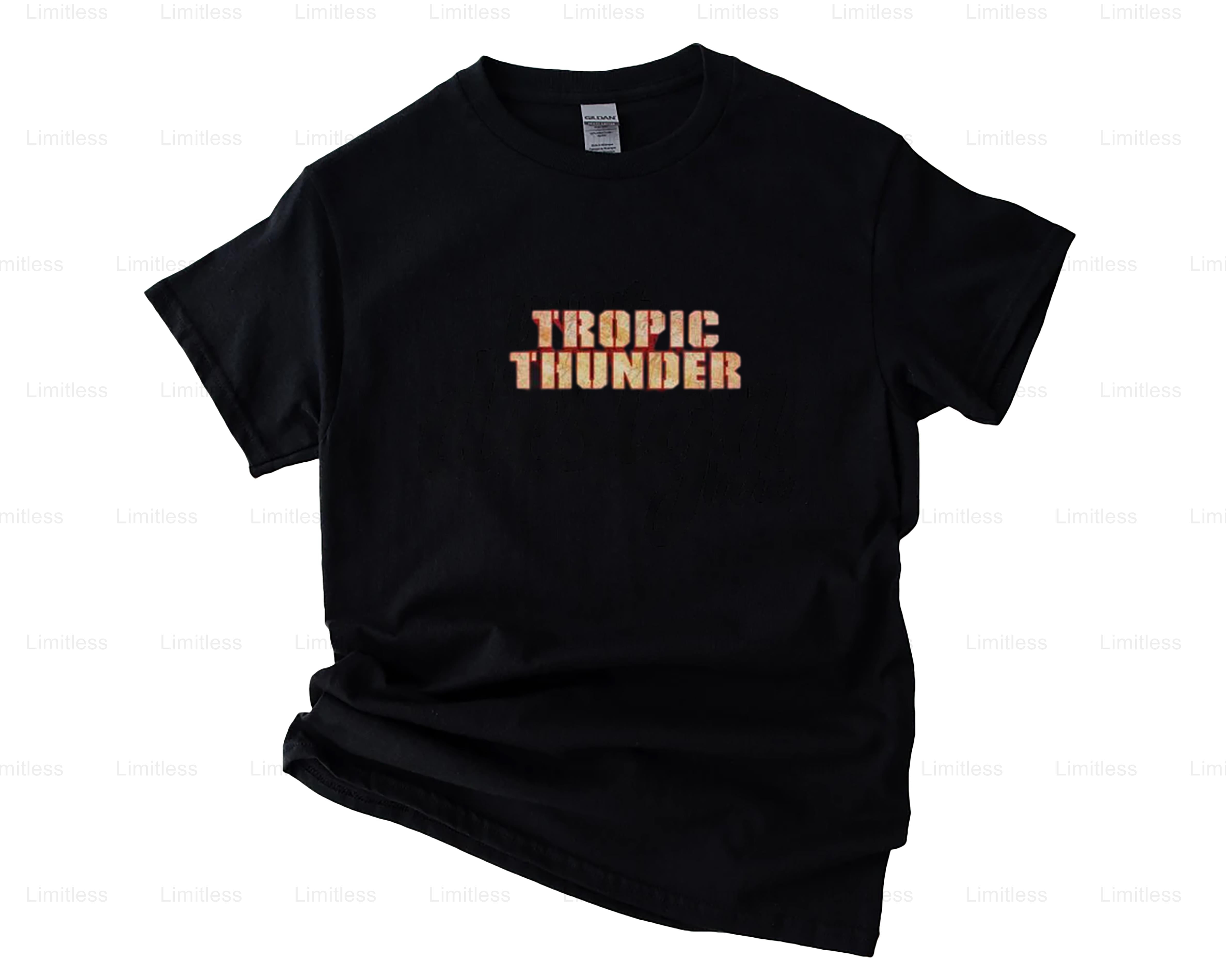 Limitless71 Tropic Thunder Title Graphic Design Top Fan Merch Now Now ...