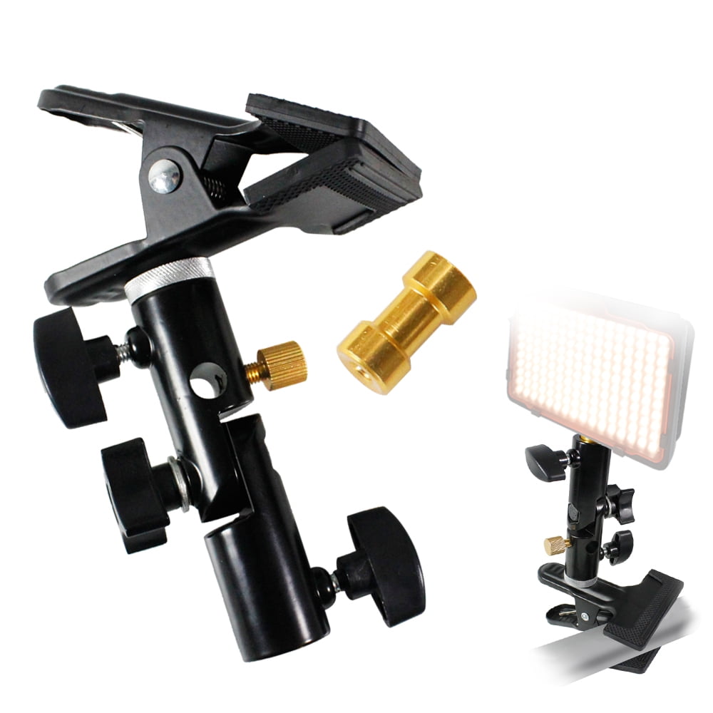 LimoStudio Clamp Clip Holder Light Stand Mount Bracket with Umbrella ...