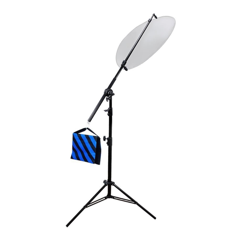 LimoStudio Photo Studio Lighting Reflector Arm Stand Reflector Stand ...