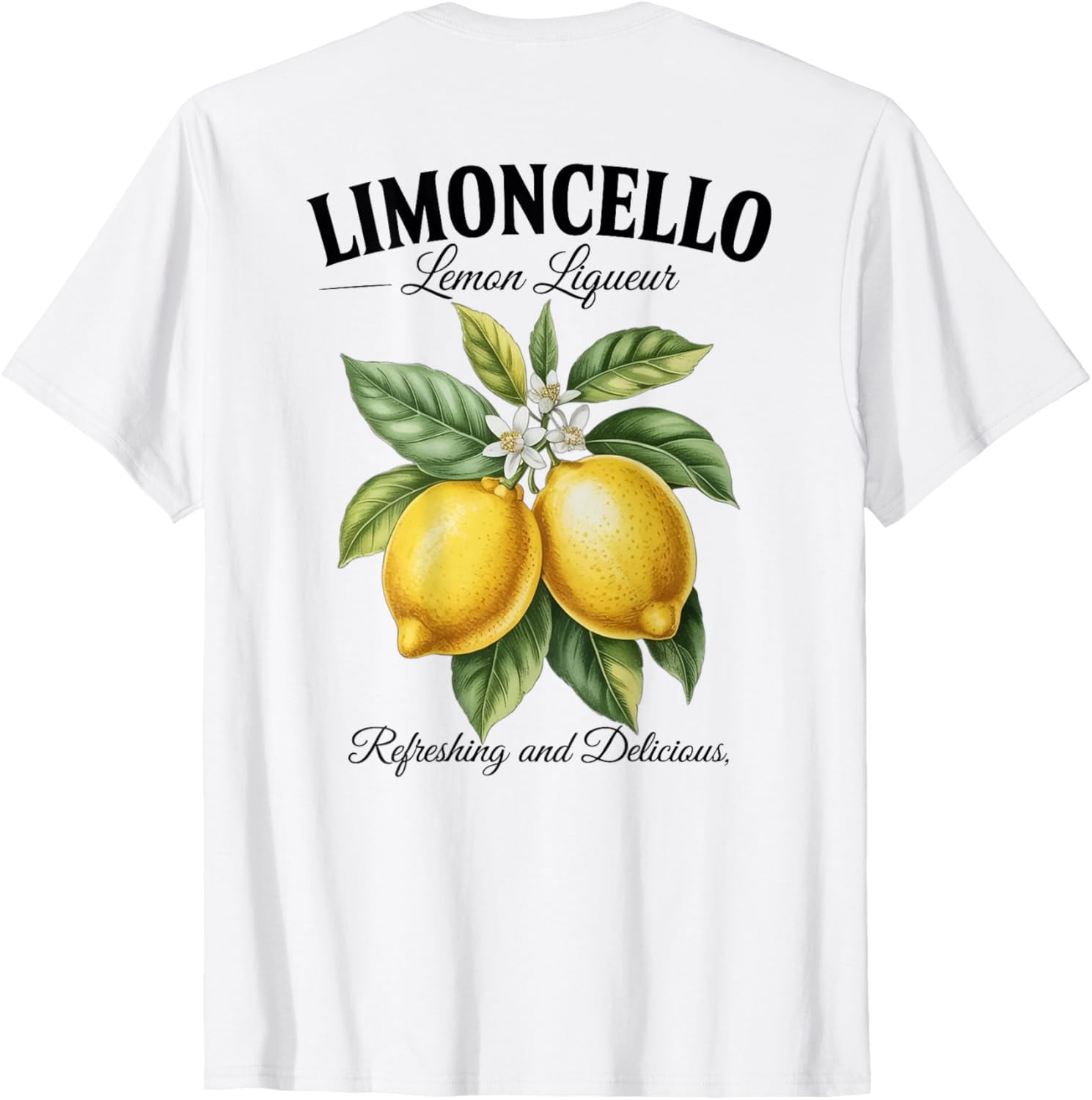 Limoncello Italy Vintage Lemon Vacation T-Shirt - Walmart.com