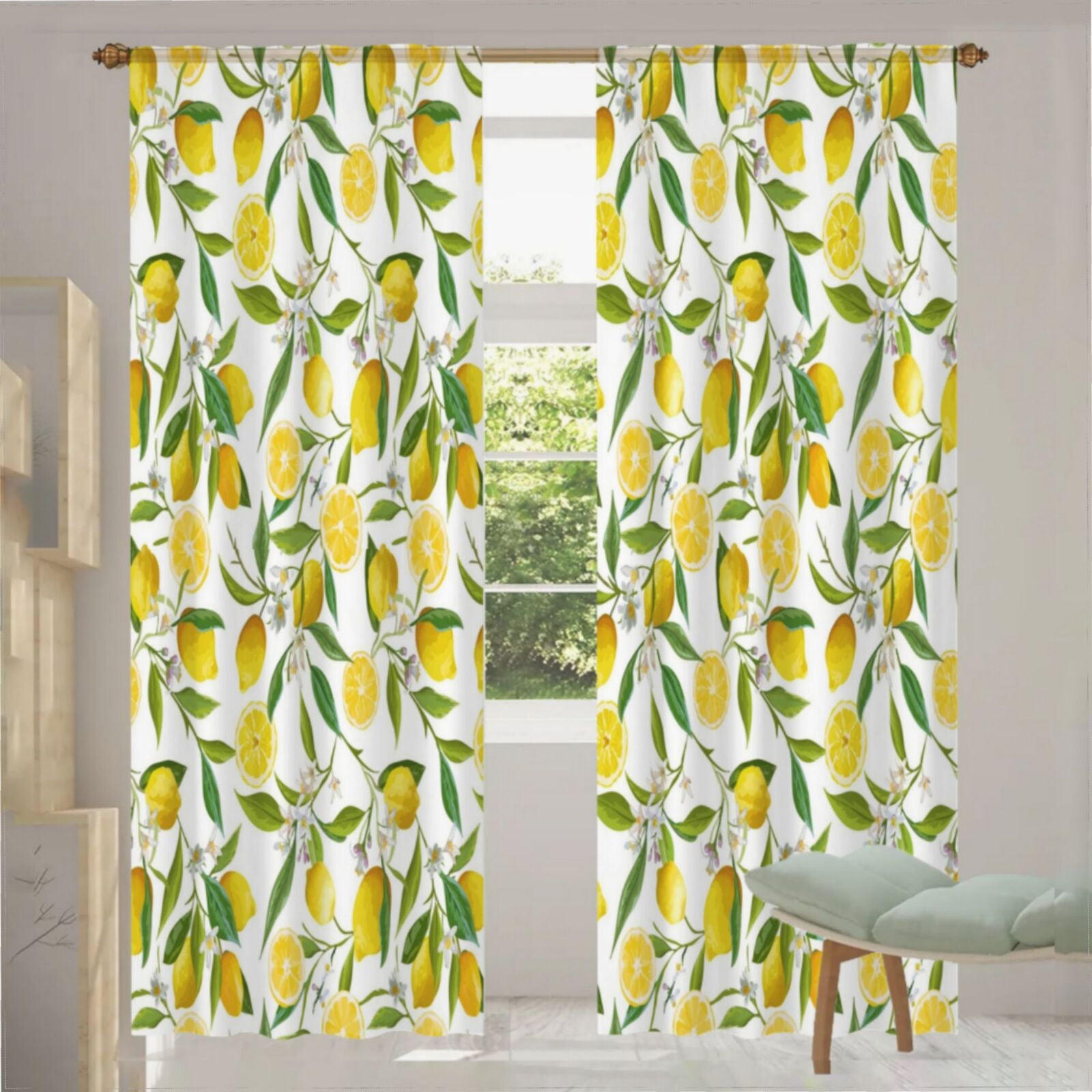 Limoncello, Lemon Vine Curtains for Living Room Bedroom Decor ...