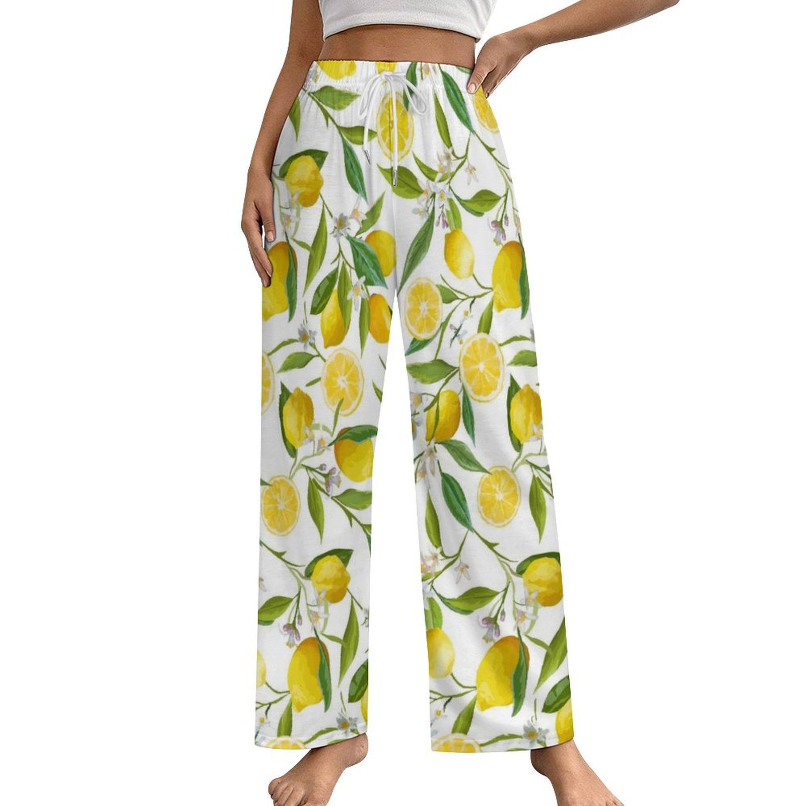 Limoncello, Lemon Vine Women's Pajamas Pajama Pants Women's Sleepwear ...