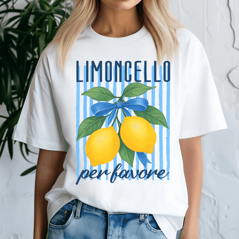 Limoncello Per Favore Italian Lemon Amalfi Coast Summer Shirt,Summer ...