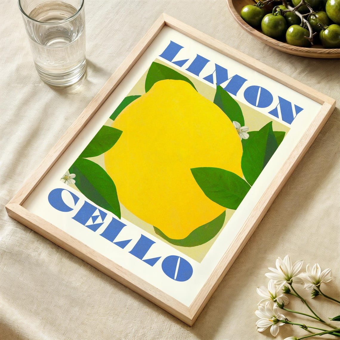Limoncello Print, Limoncello Wall Art, Lemon Poster, Vintage Italy Wall ...