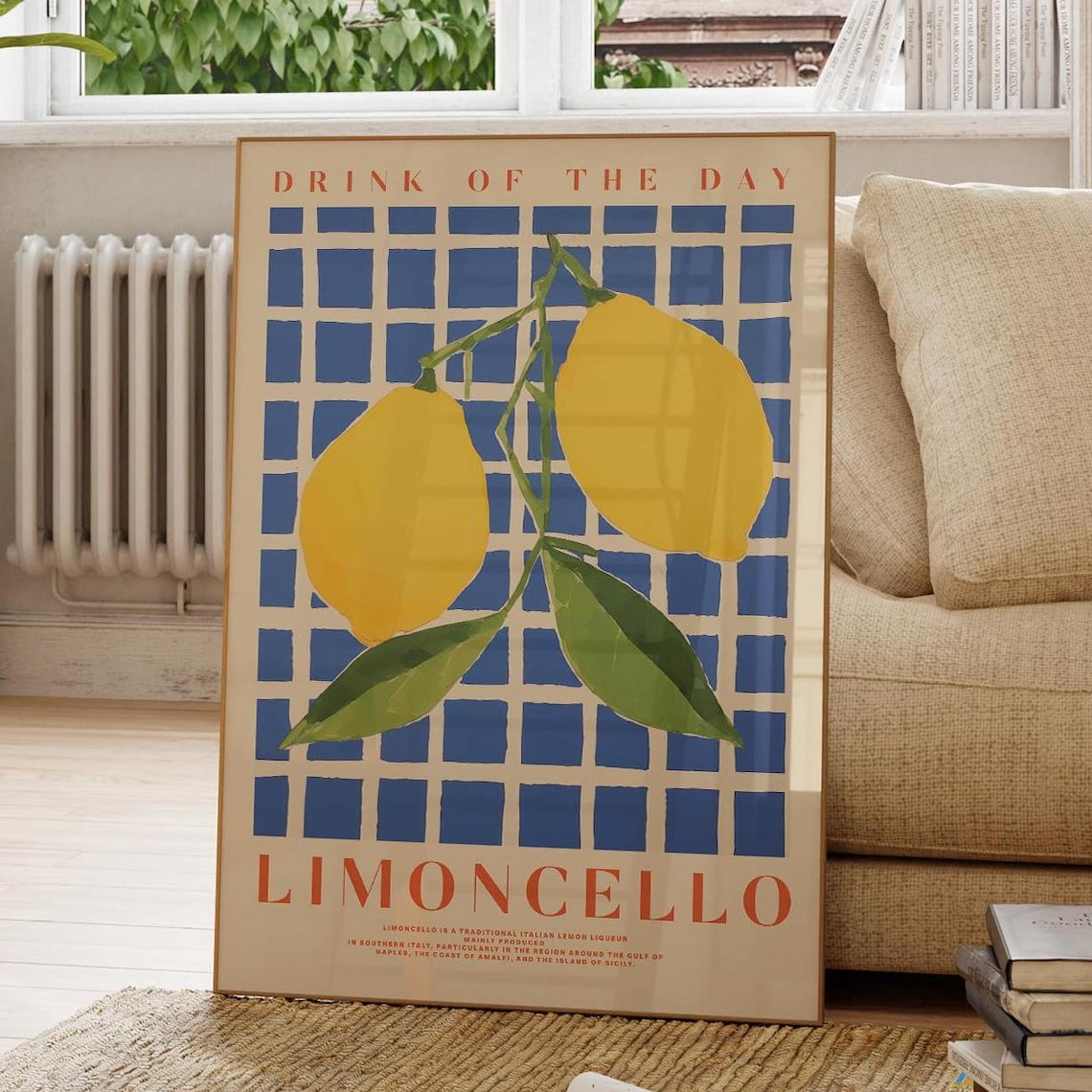 Limoncello Print Wall Art Limon dolce vita Italian Traditional Beverage ...
