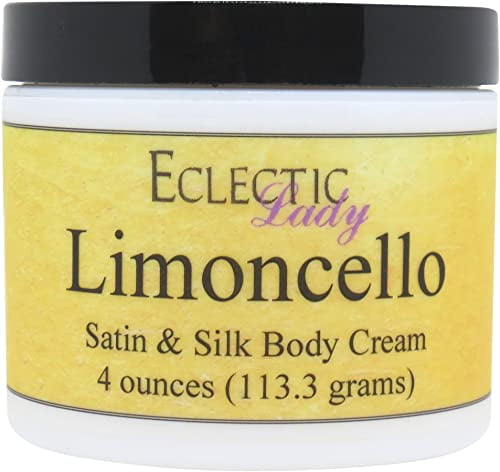 Limoncello Satin and Silk Cream, Body Cream, Body Lotion, 16 oz - Shea ...