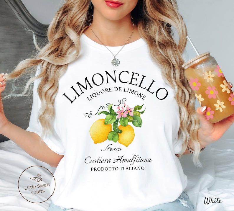 Limoncello Shirt, Amalfi Coast Italy Lemons T-shirt TH210573 - Walmart.com