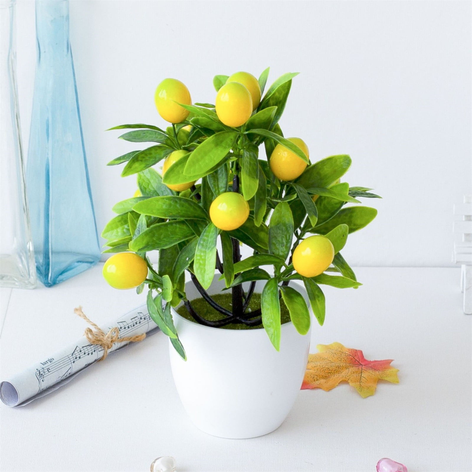 Limones Artificiales Decorativas,Fake Lemons,Artificial Lemon Plants ...