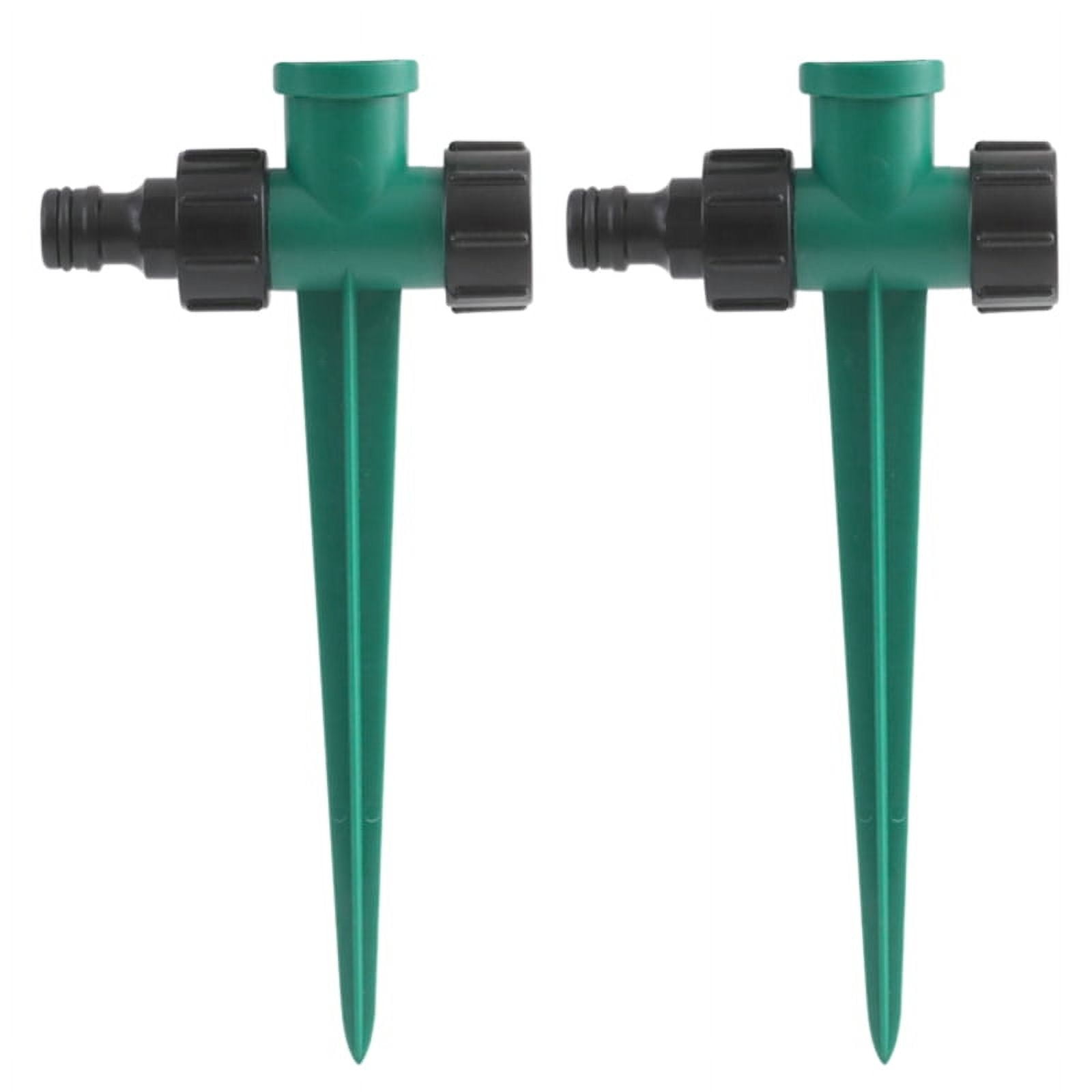 Limorve 2Pcs Watering Plug Double Head Garden Hose Sprinkler Irrigation ...