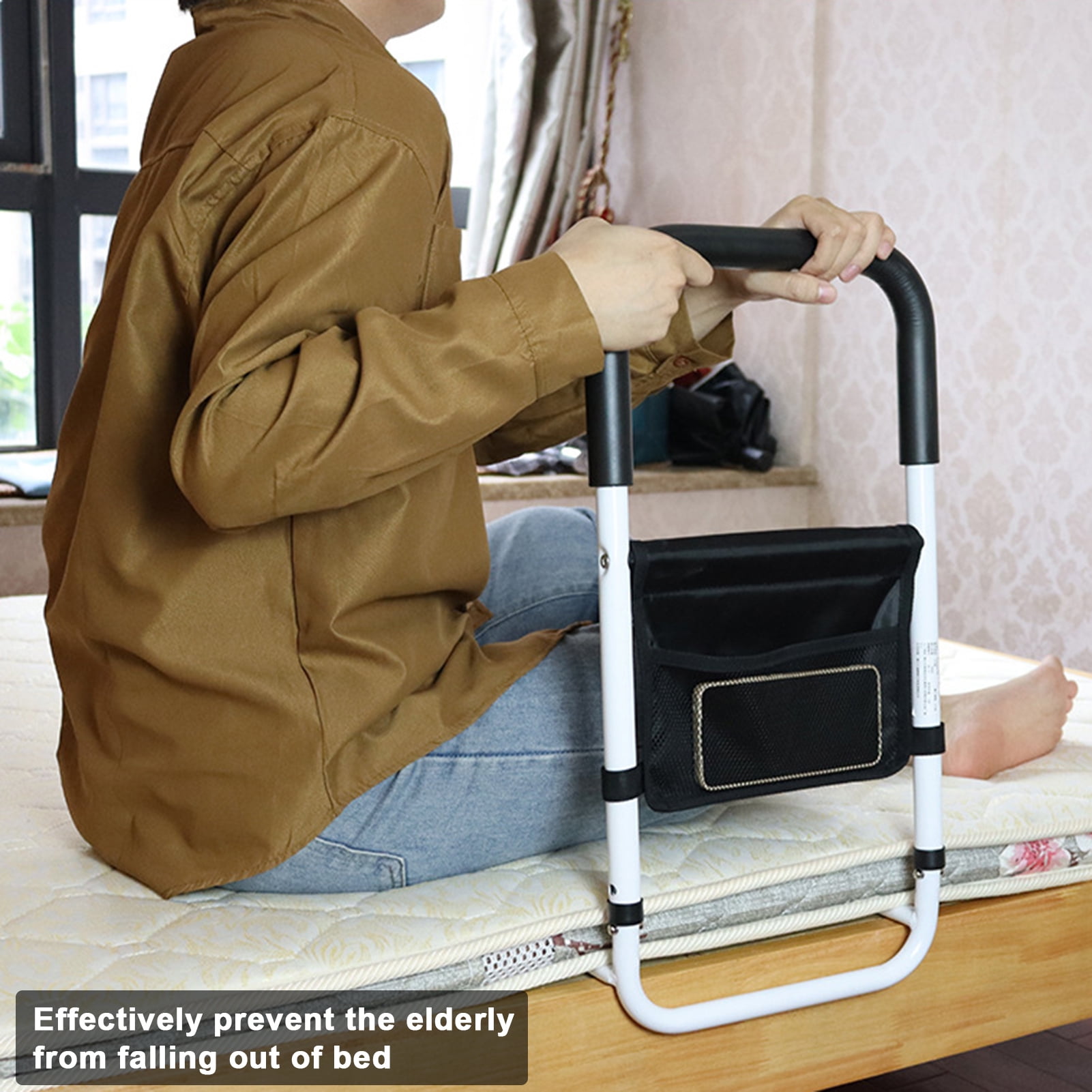 Limorve Bed Rail,Elderly Adults Bed Rail with Handicap Safety Bed Rail ...