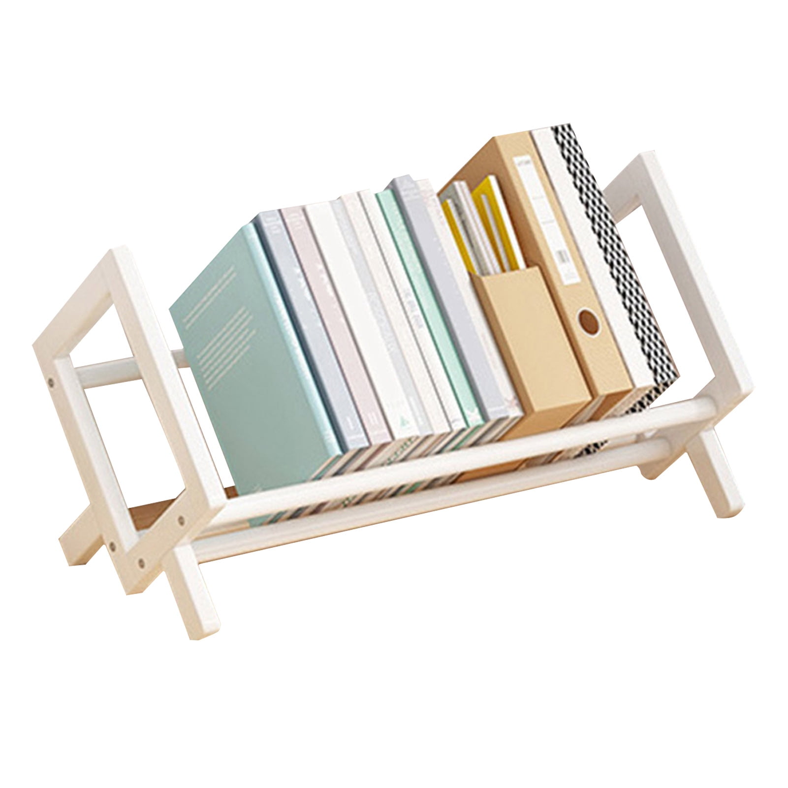 Limorve Desktop Book Shelf,Book Shelf Storage Rack High Stability ...