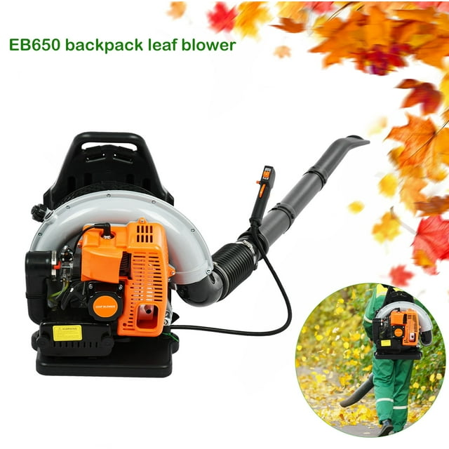 Limorve EB650 Backpack Leaf Blower, 2-Stroke Engine Multi-purpose 63 ...