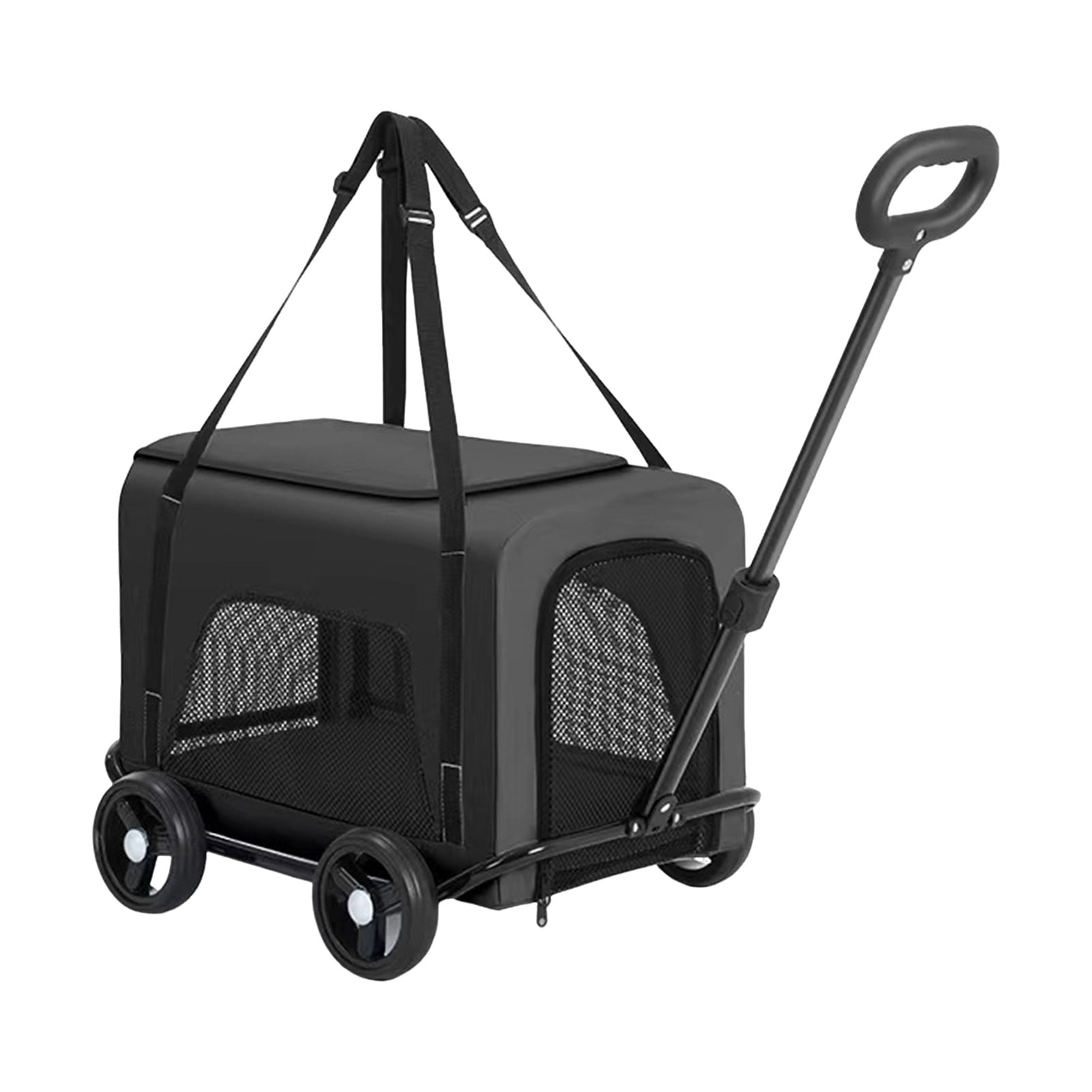 Limorve Pet Stroller,Dog Stroller 4 Wheel Pet Stroller with 360 ...