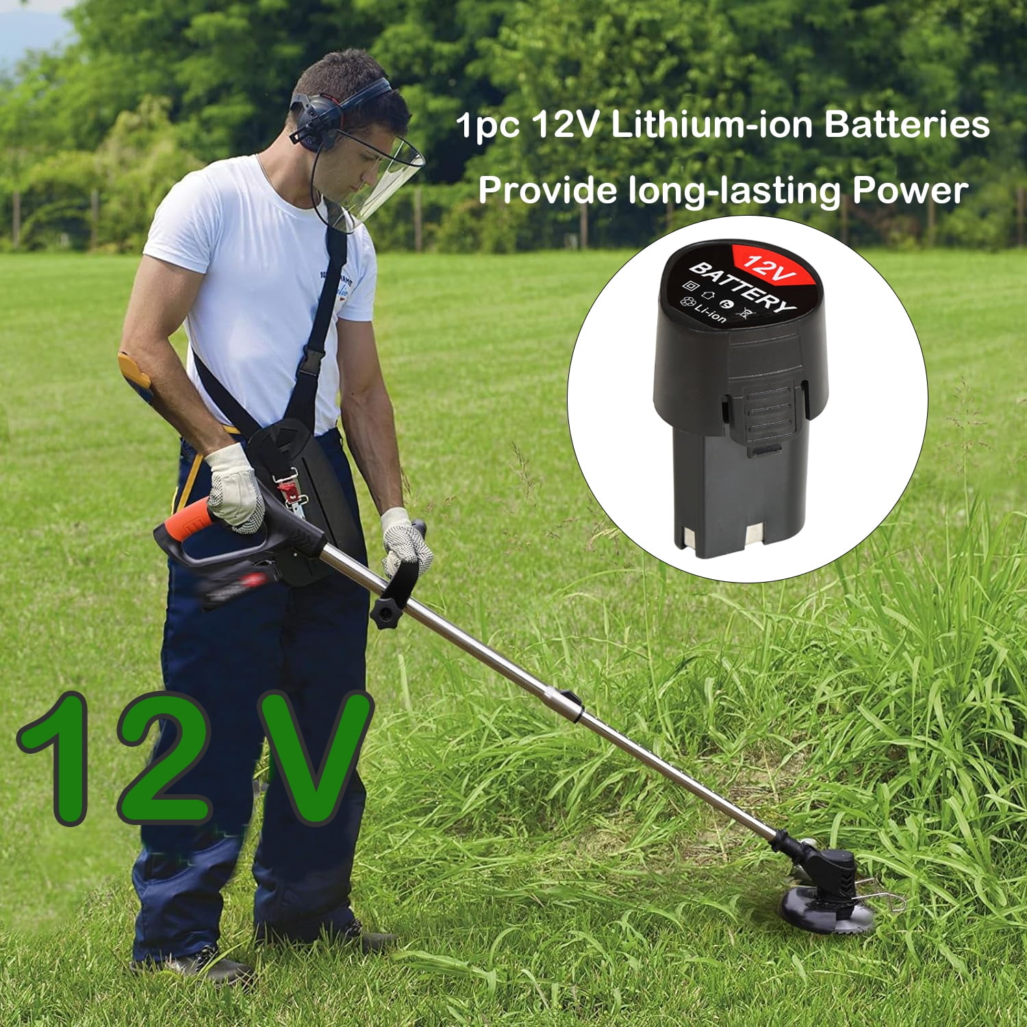 Limorve Replacement Li-Ion Battery, 12V 1500mAh Lithium Battery and ...