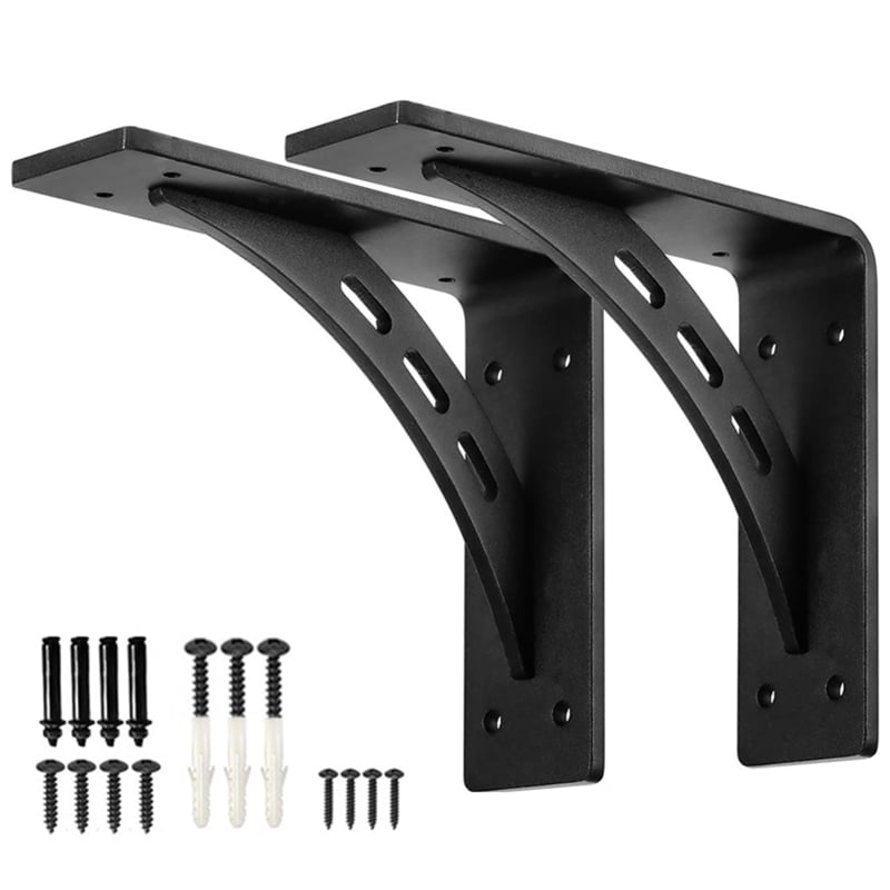 Limorve Thickened L-shaped Shelf Support Fixed Bracket Rustproof ...