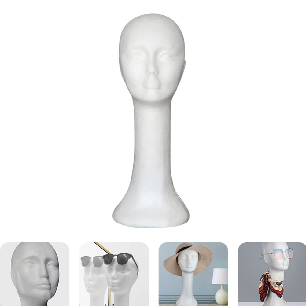Limorve Wig Head,Head Model Sunglasses Display Stand Female Head Form ...