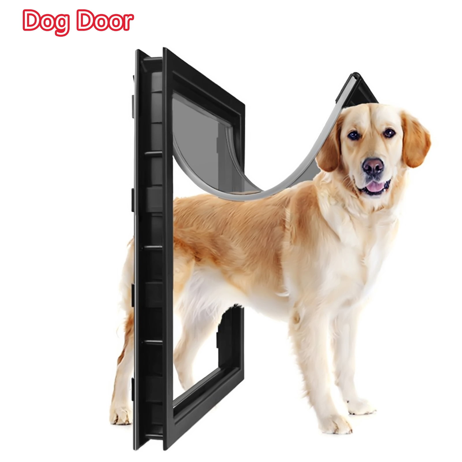 Limorve XL Dog Doorfor Exterior Doors, Heavy Duty Aluminum Doggie Door ...