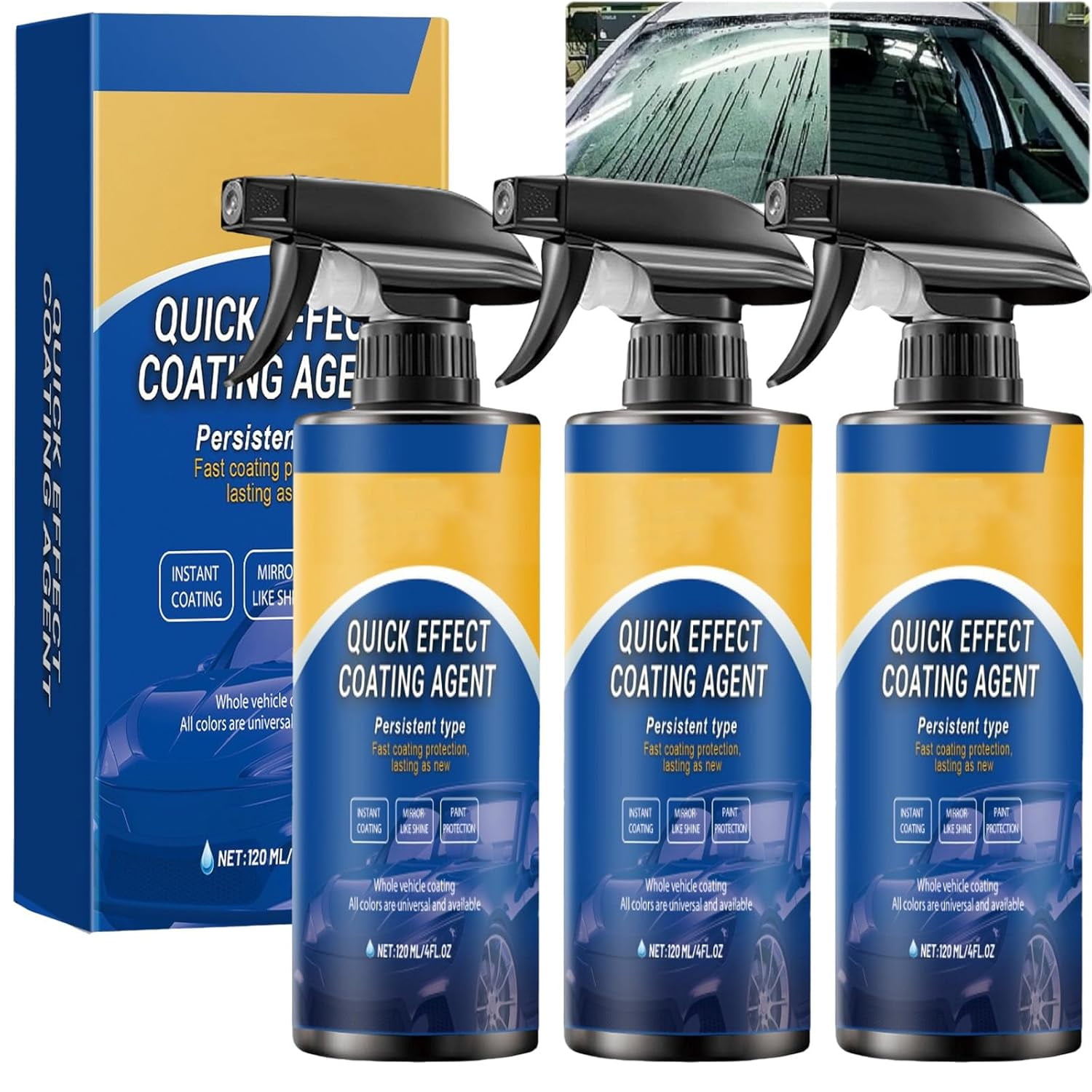 Limplex Car Polish, Ceramic Coating Spray for Cars, 3-in-1 Quick Effect ...