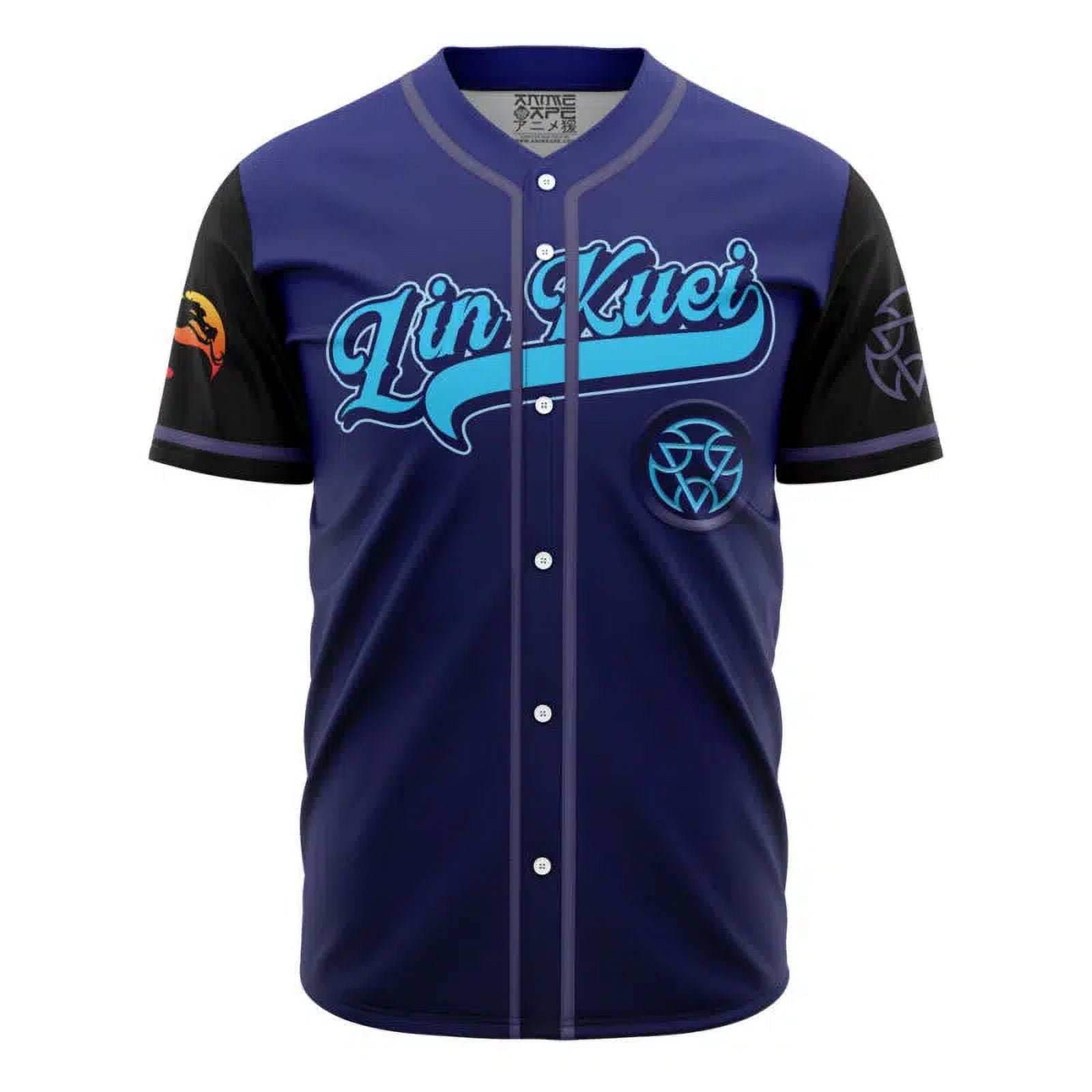 Lin Kuei Sub-Zero Mortal Kombat Baseball Jersey - Walmart.com