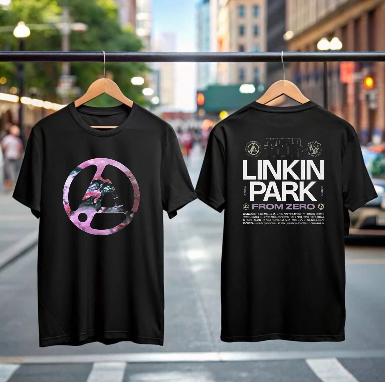 Lin-kin Park From Zero World Tour 2025 Shirt, Rock Band Lin-kin Park ...