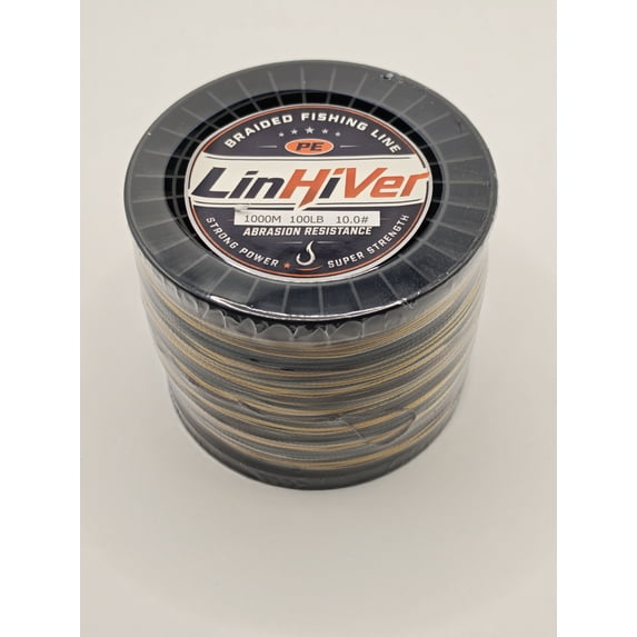 LinHiver 4&8 Strand Braided Fishing Line,Strong and High Abrasion ...