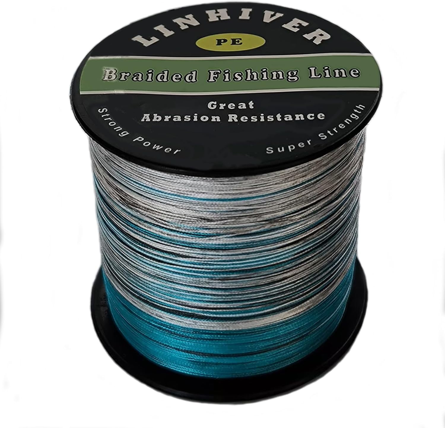 LinHiver Braided Fishing Line, 328Yds, 10LB, 4 Strands, Abrasion ...