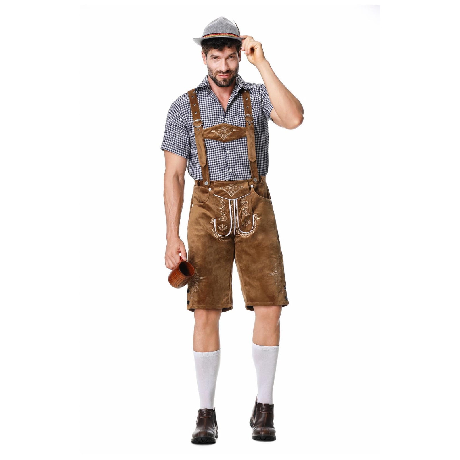 LinJis Halloween Party Suits for Men, German Beer Festival Halloween ...