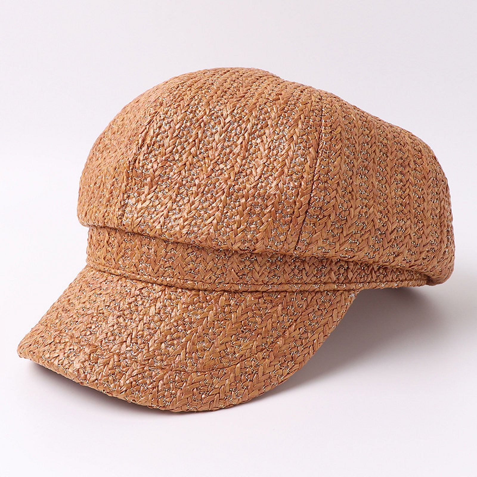 LinYooLi 20 New Spring And Autumn Women's Hats Paper Grass Solid ...