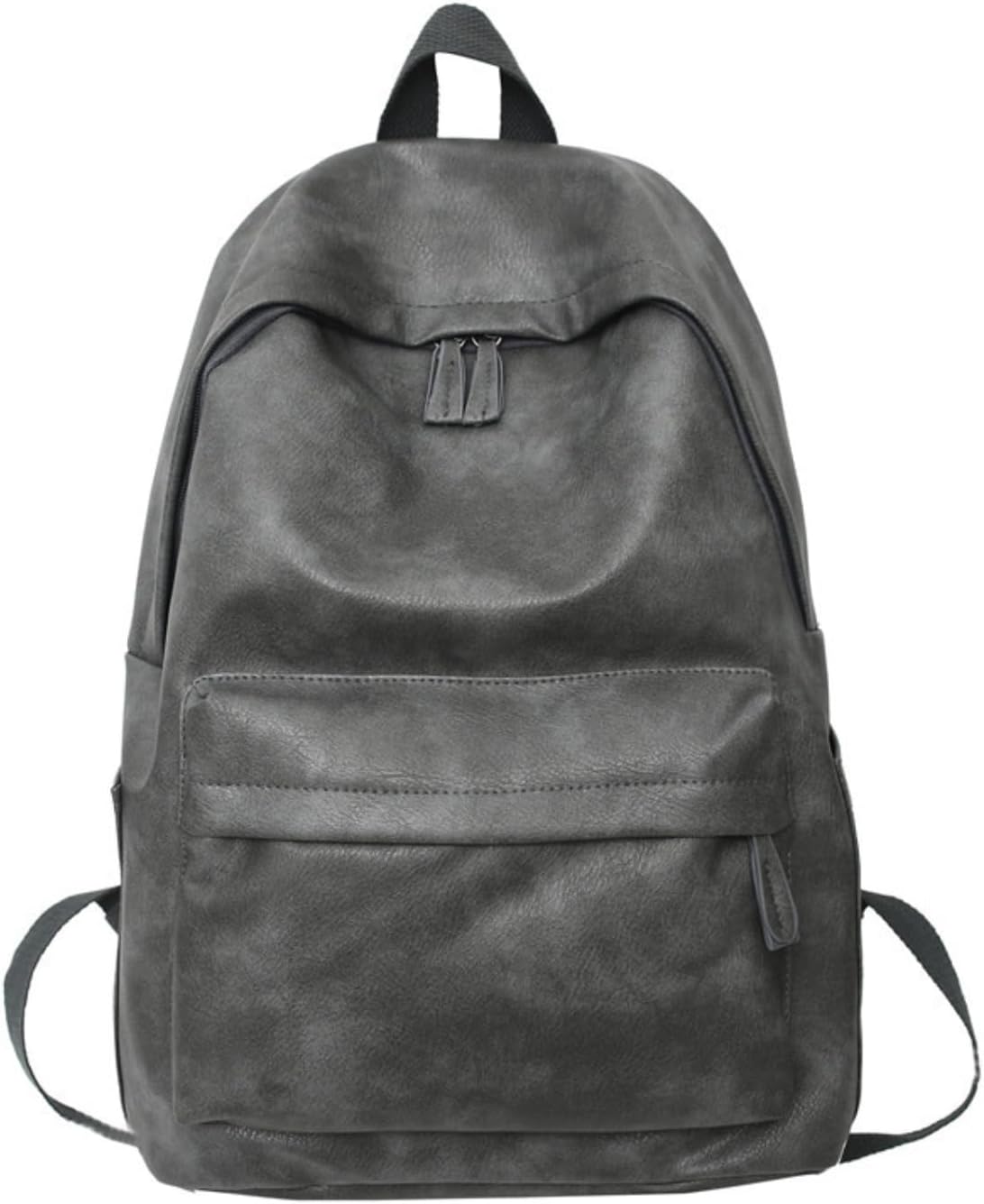 LinYooLi Aesthetic PU Leather Backpack Large Y2k Cool College Backpack ...