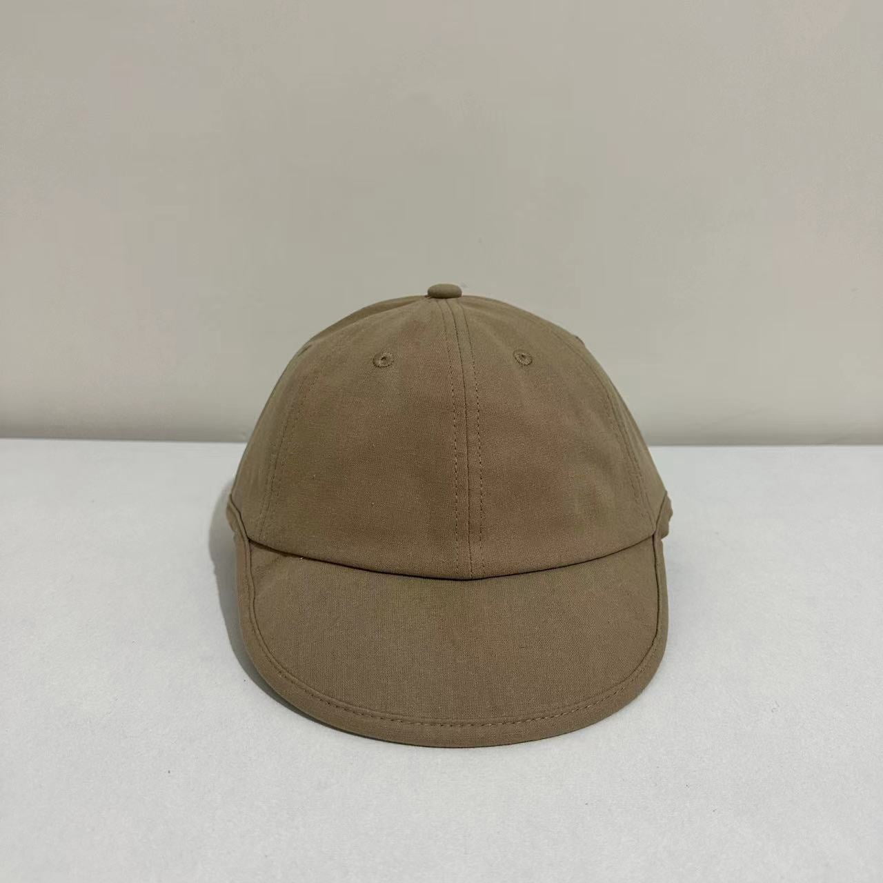 LinYooLi American Retro Old Peaked Hat Solid Color Versatile Sun Hat ...
