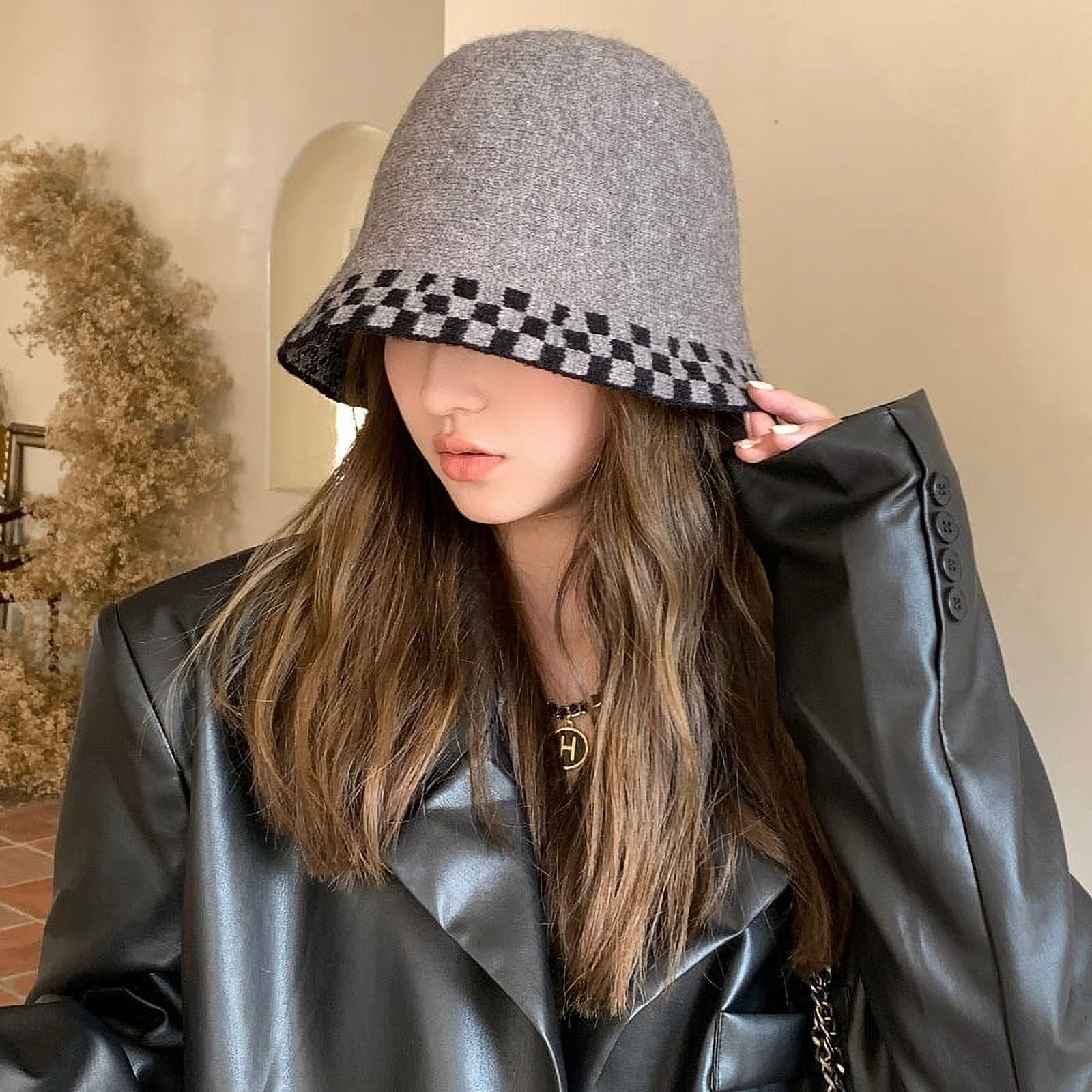 LinYooLi Autumn And Winter Hat Female New Fashion Versatile Barrel Hat ...