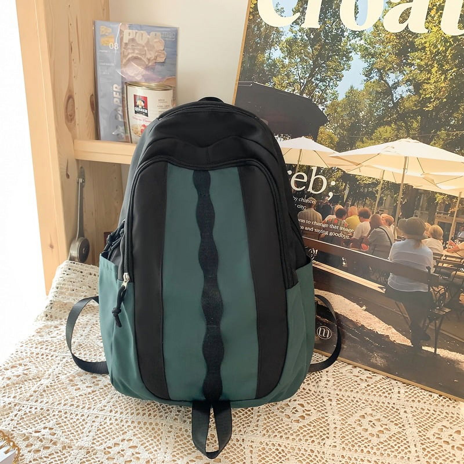 LinYooLi Backpack Colored Casual, Simple, Trendy And Cool Backpack ...