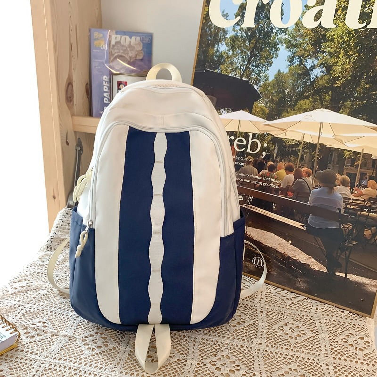 LinYooLi Backpack Colored Casual, Simple, Trendy And Cool Backpack ...