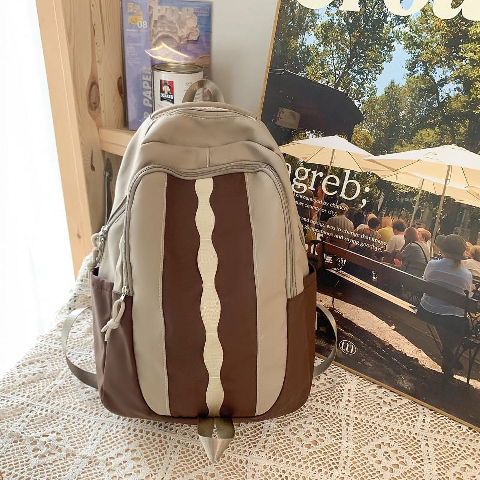 LinYooLi Backpack Colored Casual, Simple, Trendy And Cool Backpack ...