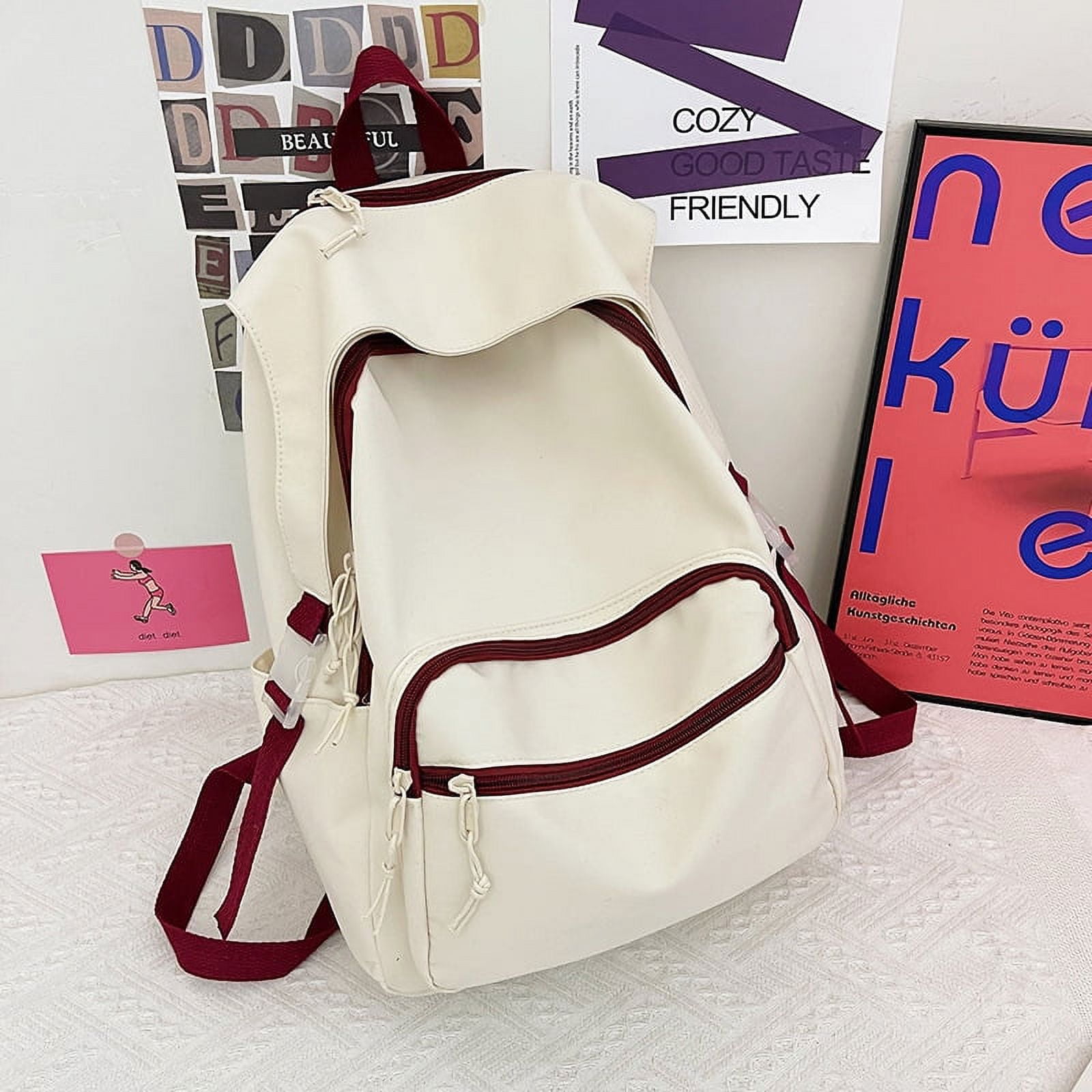 LinYooLi Backpack For Female Junior High School Students, Large ...
