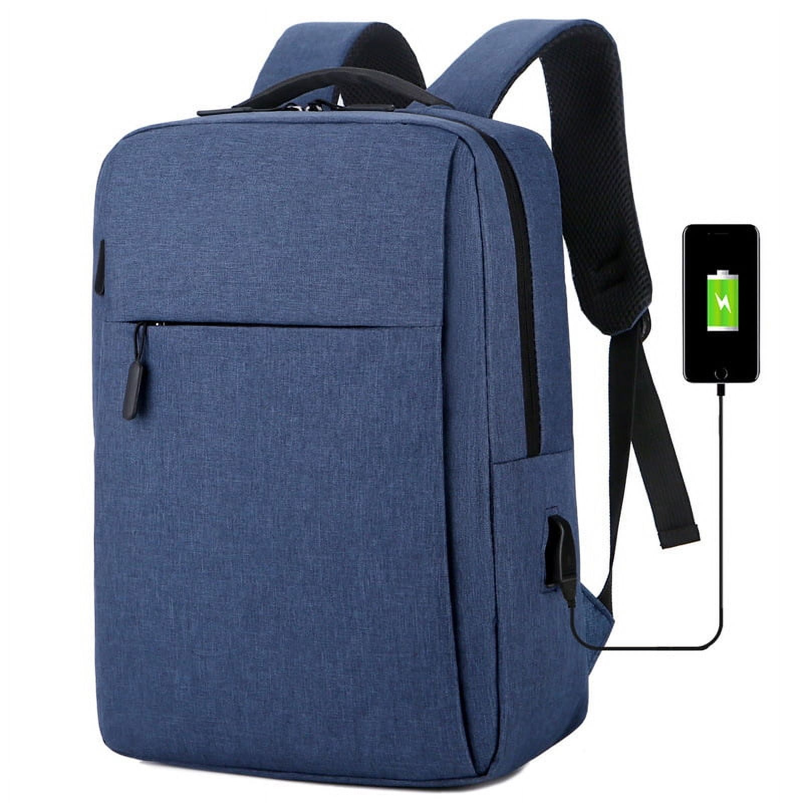 LinYooLi Backpack Men's Computer Backpack With Printable USB Backpack ...