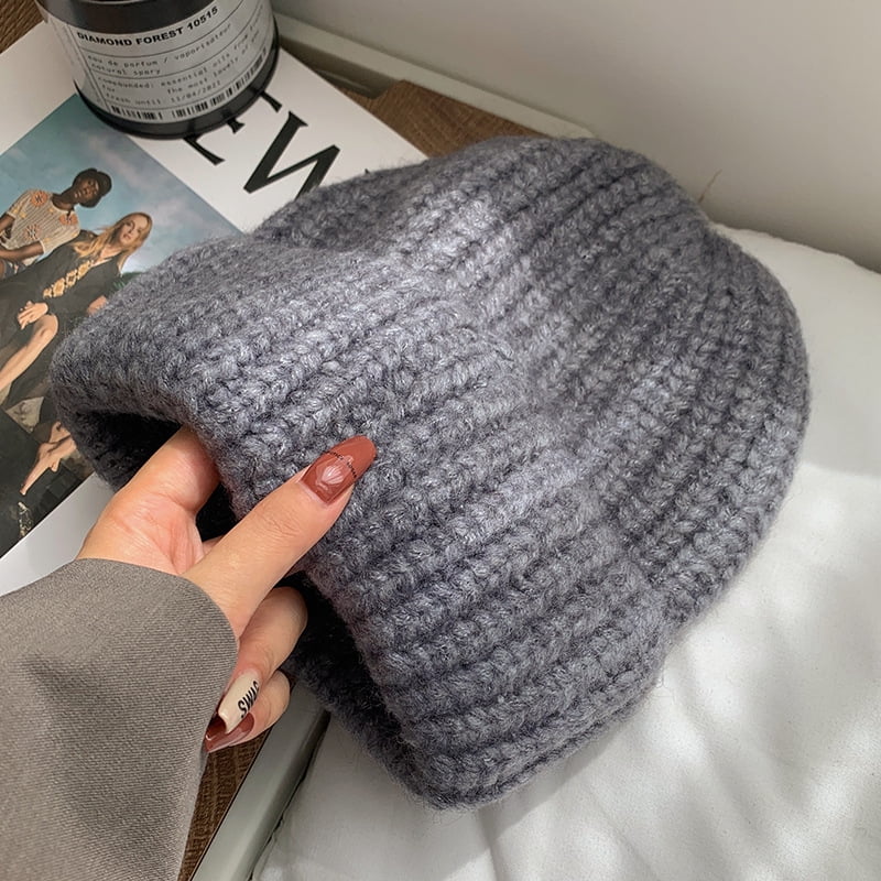 LinYooLi Big Head Enclosure Hat Female Autumn And Winter Version Of The ...