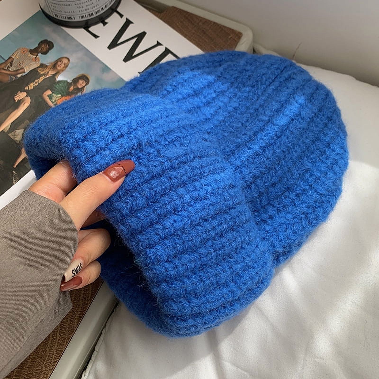 LinYooLi Big Head Enclosure Hat Female Autumn And Winter Version Of The ...