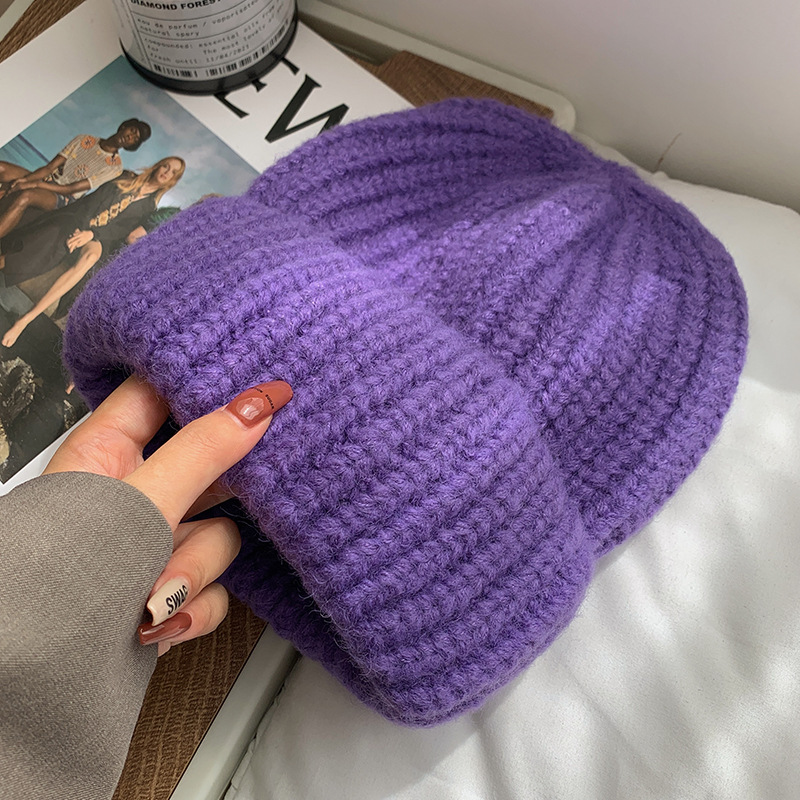 LinYooLi Big Head Enclosure Hat Female Autumn And Winter Version Of The ...