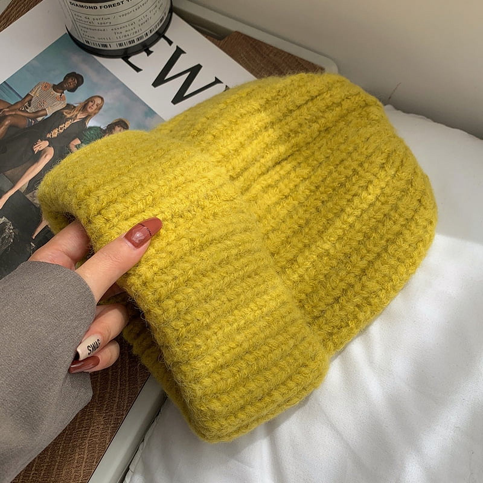 LinYooLi Big Head Enclosure Hat Female Autumn And Winter Version Of The ...