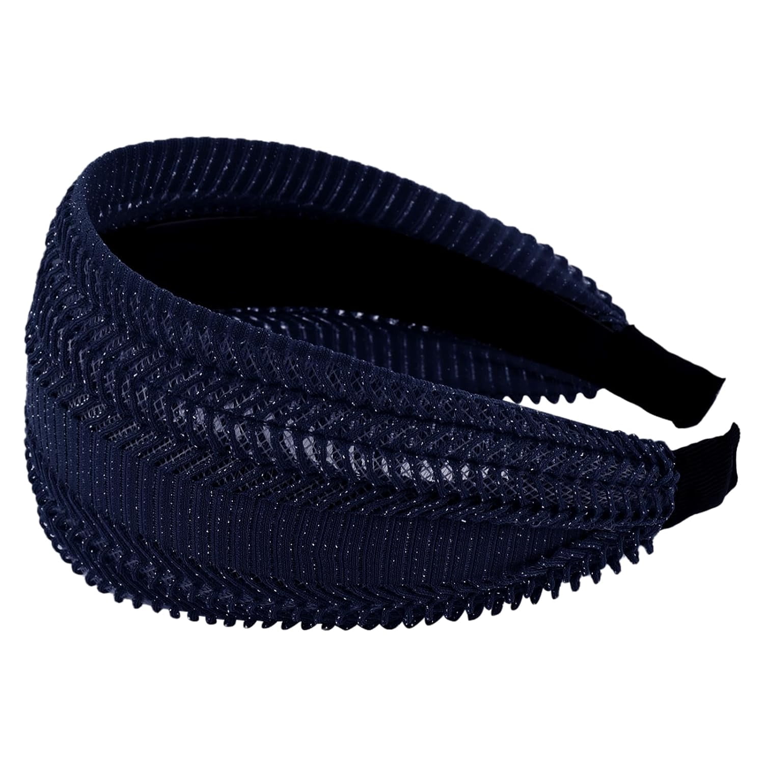 LinYooLi Black Headband for Women, Extra Wide Headband Thick Headbands ...