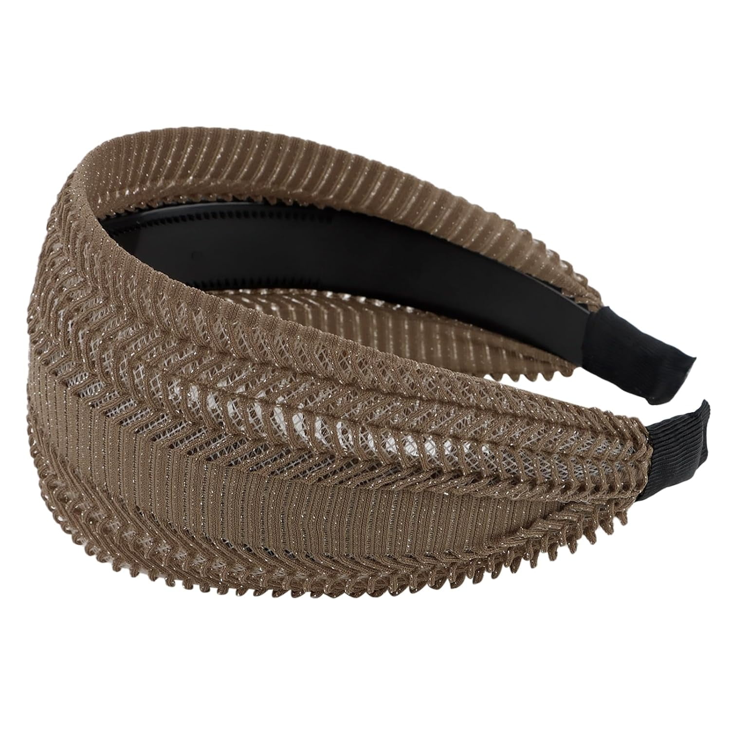 LinYooLi Black Headband for Women, Extra Wide Headband Thick Headbands ...