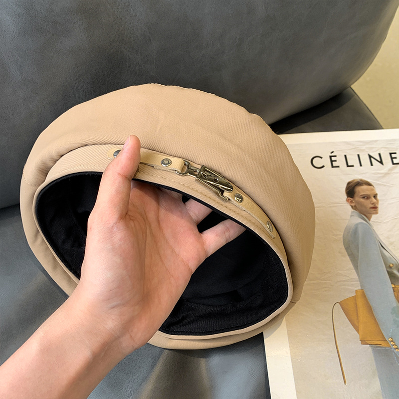 LinYooLi Breda Hat Women's Summer Black Design Ace Of Radie British Big ...