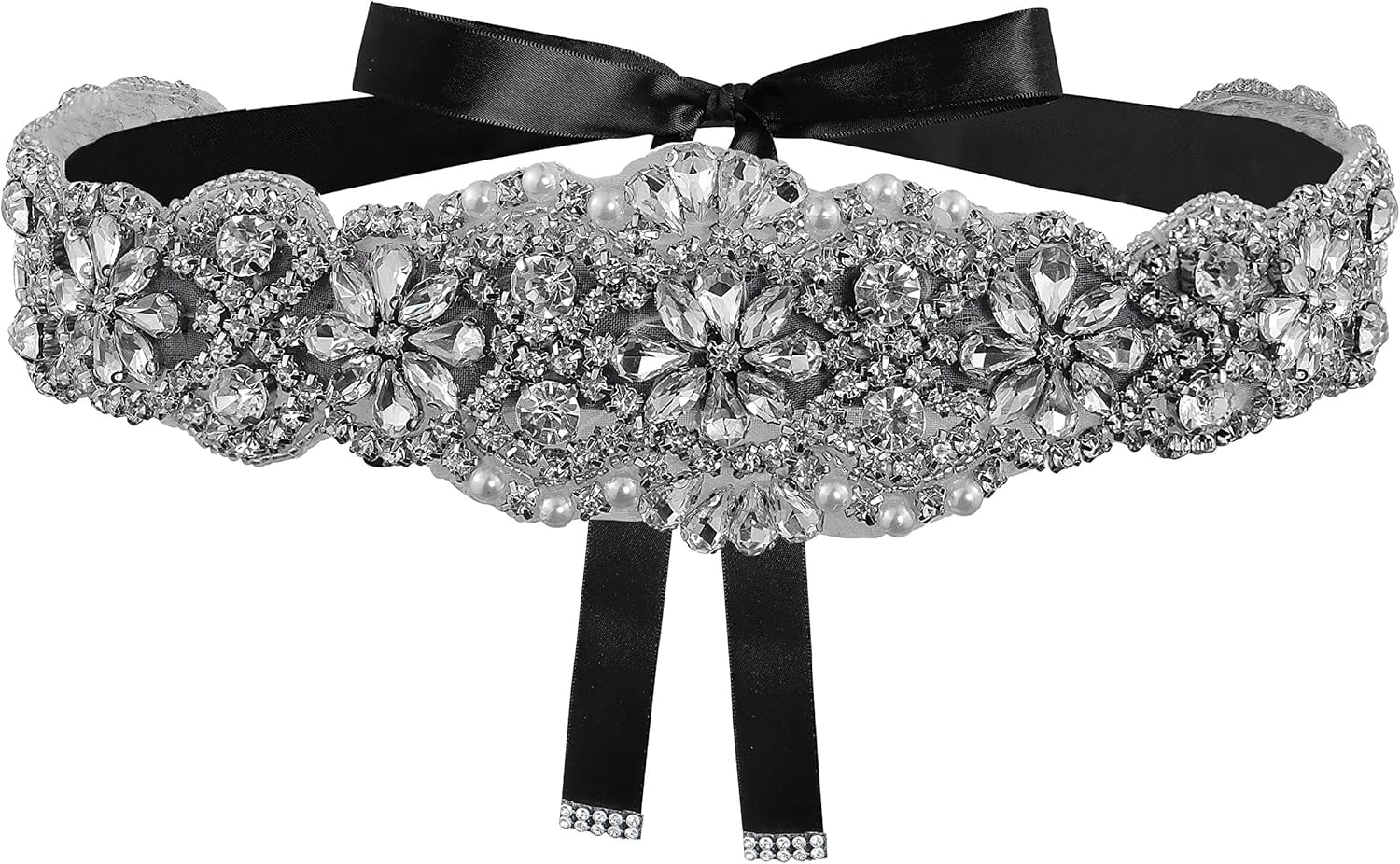 LinYooLi Bridal Crystal Rhinestone Braided Wedding Dress Sash Belt - Walmart.com