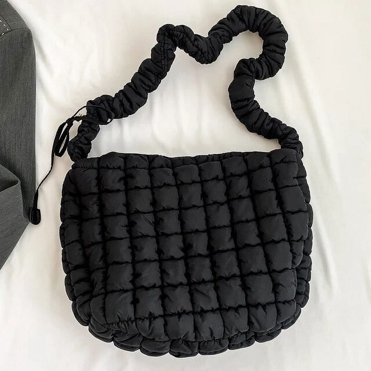 LinYooLi Bubble Hobo Bags Soft Cloth Fabric Cute Handbag Puffer ...