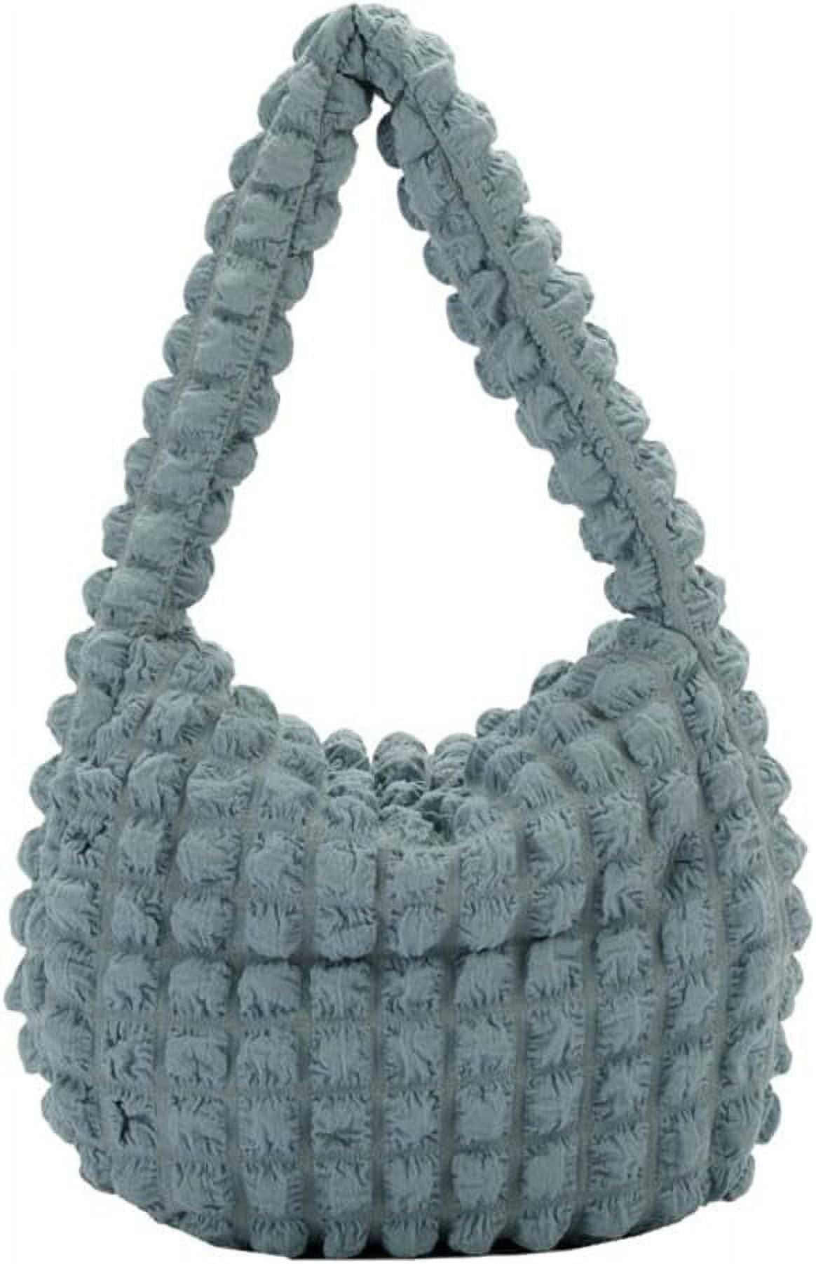 LinYooLi Bubble Hobo Bags Women Cloud Shoulder Bag Summer Beach Bag ...