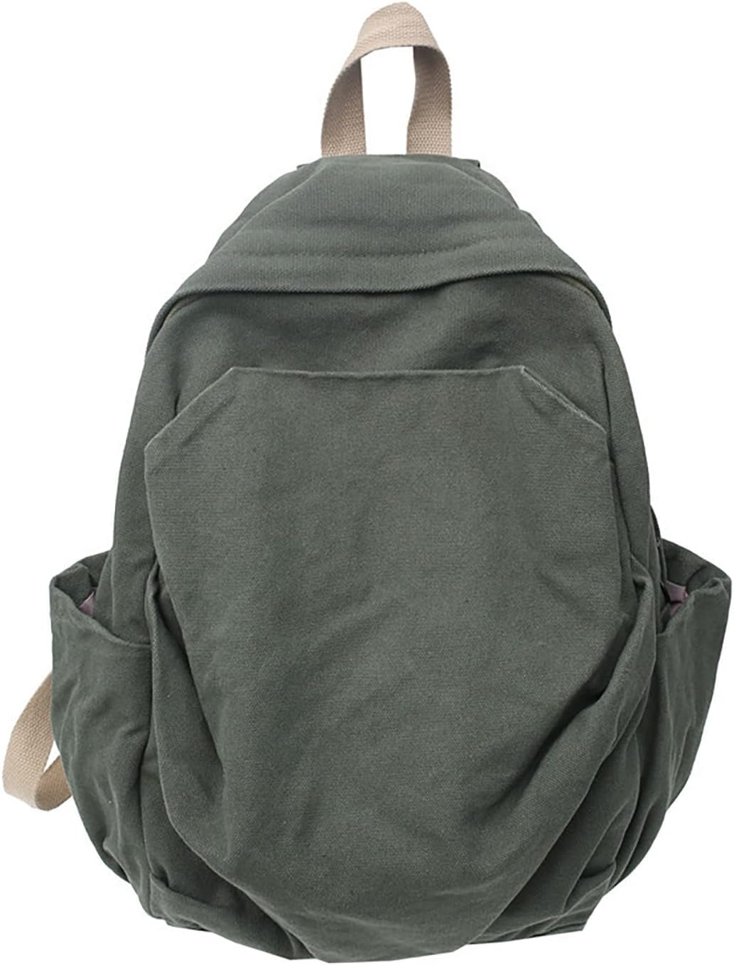 LinYooLi Canvas College Backpack Y2k Aesthetic Backpack Fit 15.6-inch ...